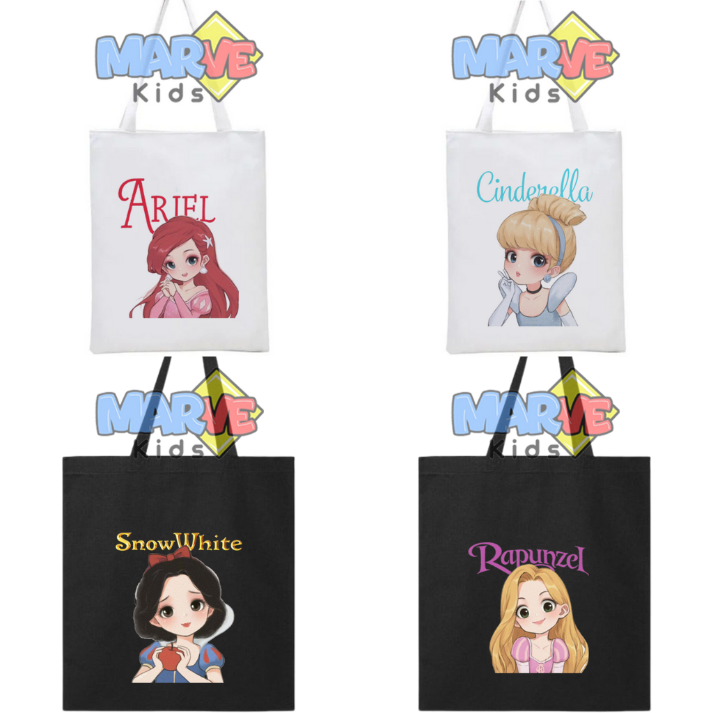 Jual Tote Bag Goodie Bag Ulang Tahun Princess Disney Tas Souvenir ...