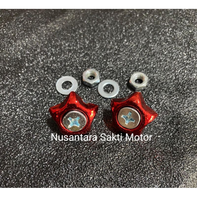 Jual Variasi Bintang Baut Bg Plat Nomor Nopol Motor bebek matic ...