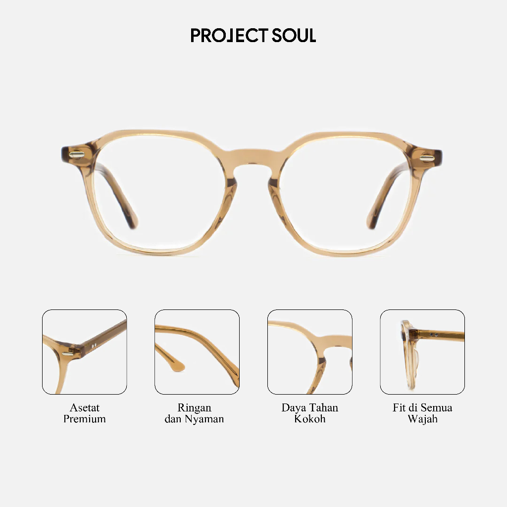 Jual Project Soul - Ron Eyewear Frame | Kacamata Baca Wanita / pria Unisex | Kacamata Minus ...