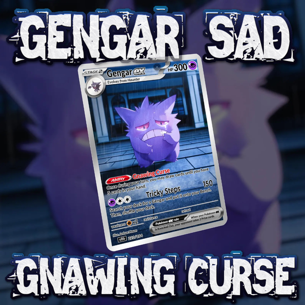 Jual KARTU POKEMON TCG HOLOGRAM ENGLISH VERSION EX - GENGAR SAD ...