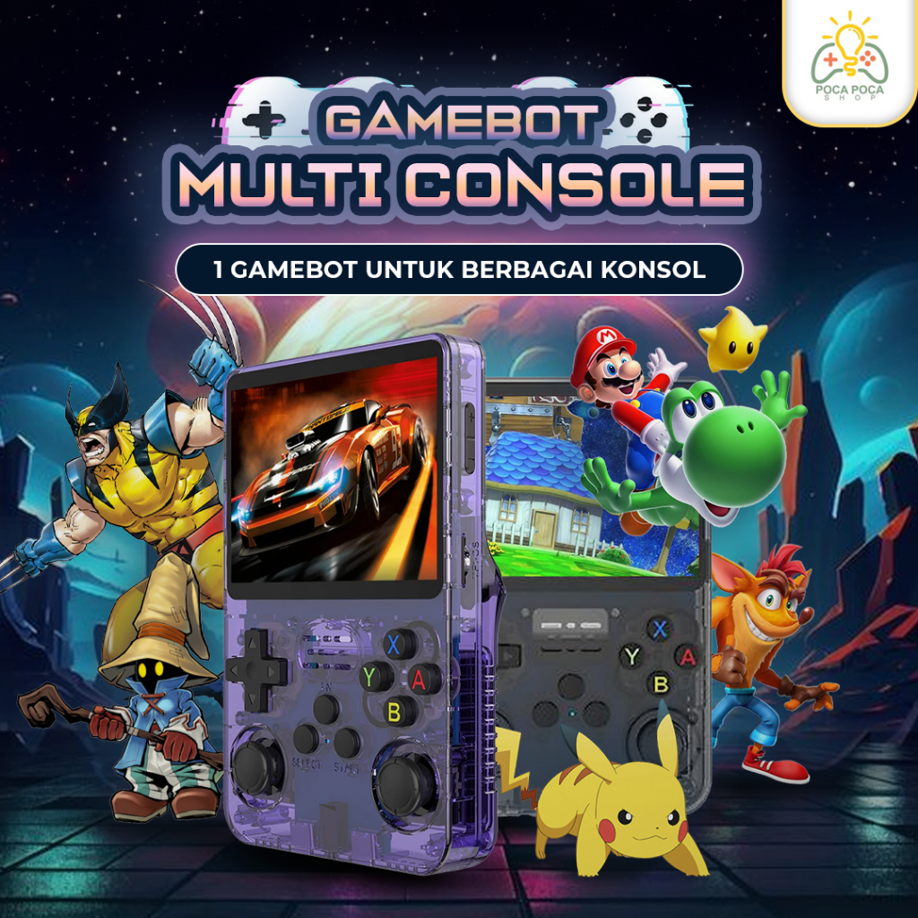 Jual ANBERNIC R36S Retro Game PSP Handheld Gamebot Multi Console Gameboy PSP PS1 Nintendo Bisa ...