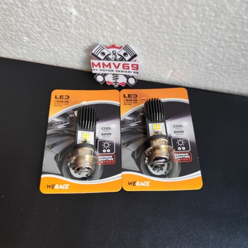Jual LAMPU DEPAN Dop Depan LED Bebek Matic bebek AC DC Model OSRAM Lampu led motor lampu depan ...