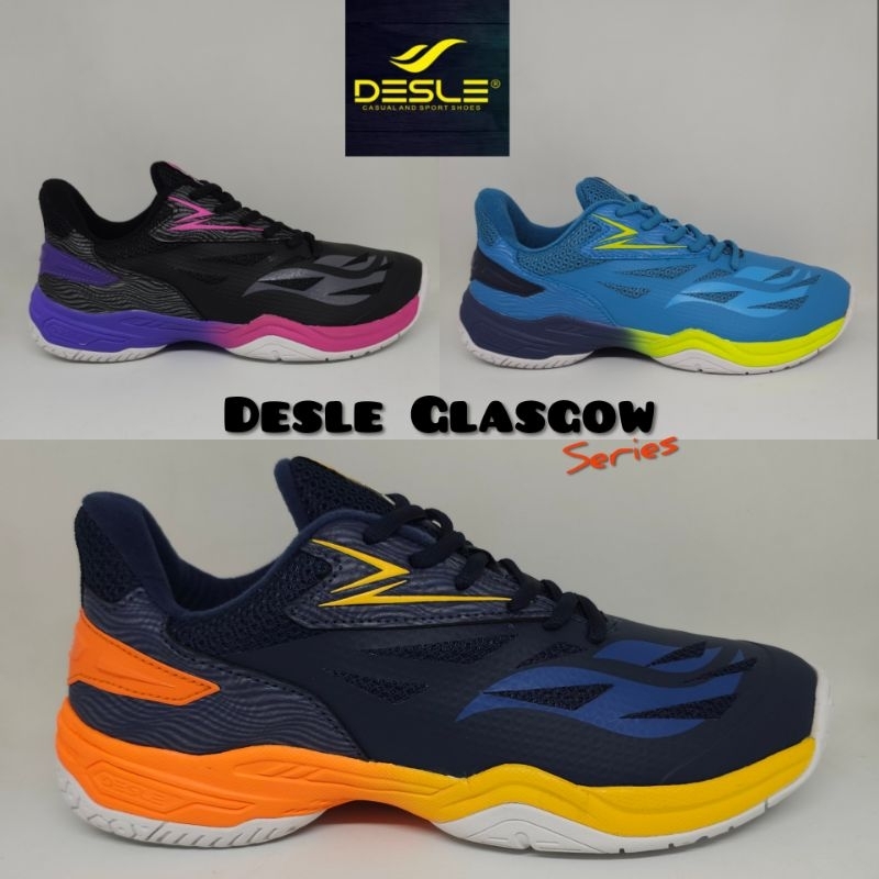 Jual NEW Sepatu Badminton Tenis Meja DESLE GLASGOW Series (Original ...