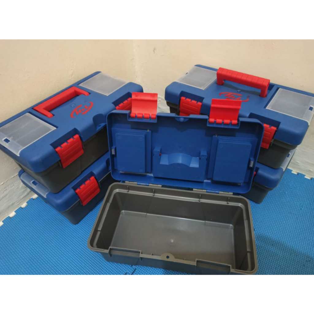 Jual HL TOOL BOX 12 inch Kotak Perkakas Plastik Tools Box KOKOH MURAH | Shopee Indonesia