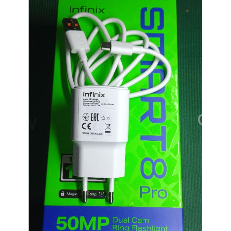 Jual CHARGER ADAPTOR BAWAAN INFINIX SMART 8 PRO ASLI COPOTAN ORIGINAL ...