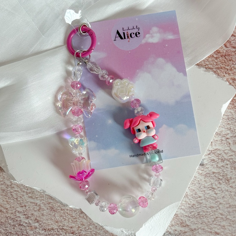 Jual Handmadebyalice - phone strap CryBaby popmart GID | Shopee Indonesia