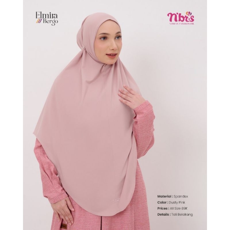 Jual Bergo Elmira merk nibras hijab | Shopee Indonesia