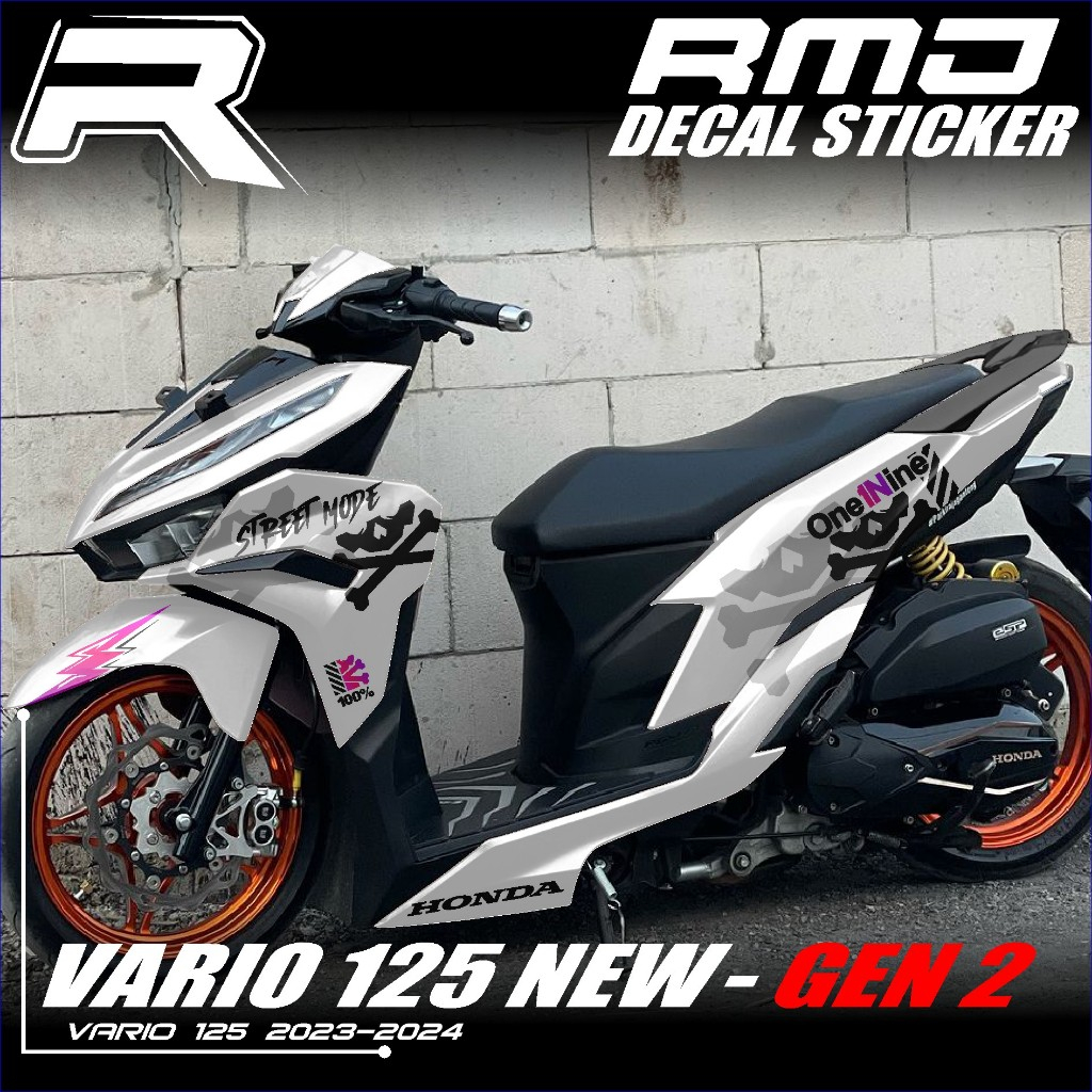 Jual Decal Sticker Honda Vario New 125 2023 2024 Full Body Stiker Vario New 125 Gen 2 Desain ...