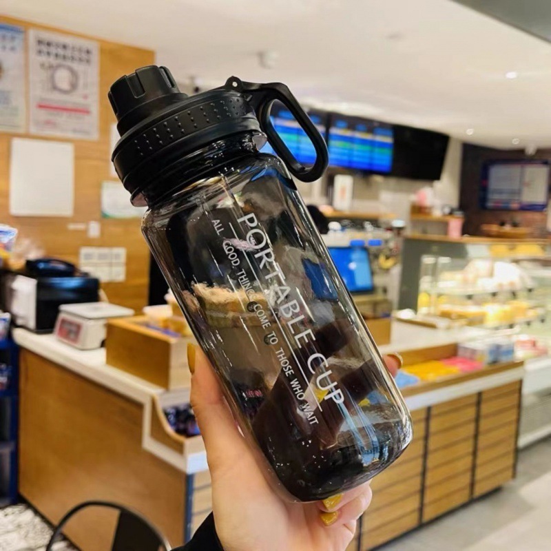 Jual BOTOL MINUM 1 LITER PORTABLE CUP BPA FREE / BOTOL MINUM 1000ML / BOTOL OLAH RAGA KANTOR ...