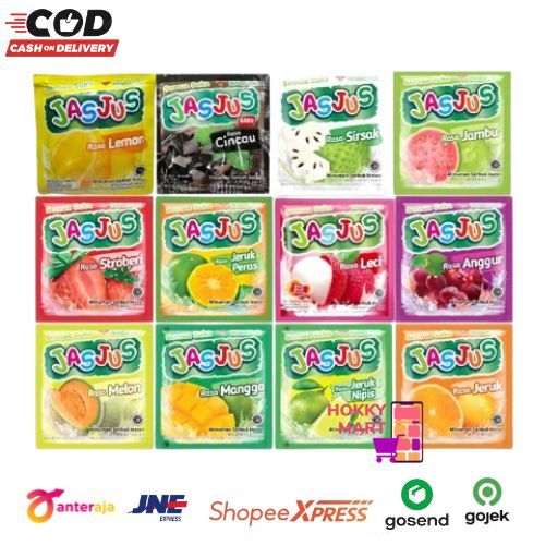 Jual [ HOKKY ] Jasjus Jas Jus Minuman Serbuk Instan Renceng isi 10 x ...