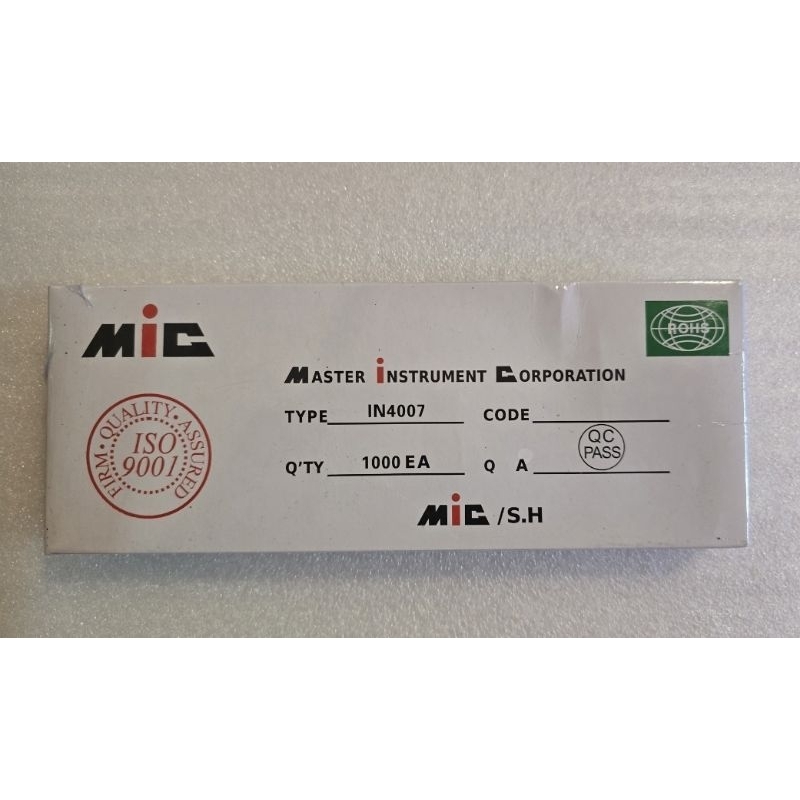 Jual Dioda Diode IN4007 IN 4007 1N4007 1N 4007 MIC (Harga per 1 box ...