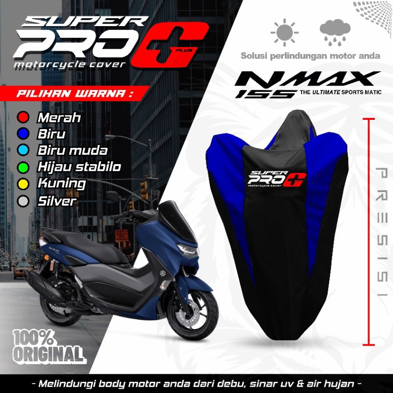 Jual Sarung motor waterproof Nmax Pcx Aerox Cover motor jumbo Yamaha ...