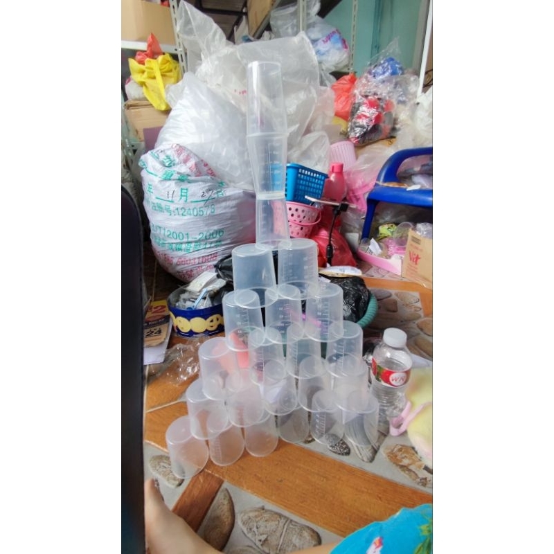 Jual gelas ukur 50ml reject gelas ukur 100ml reject botol spray 5ml ...