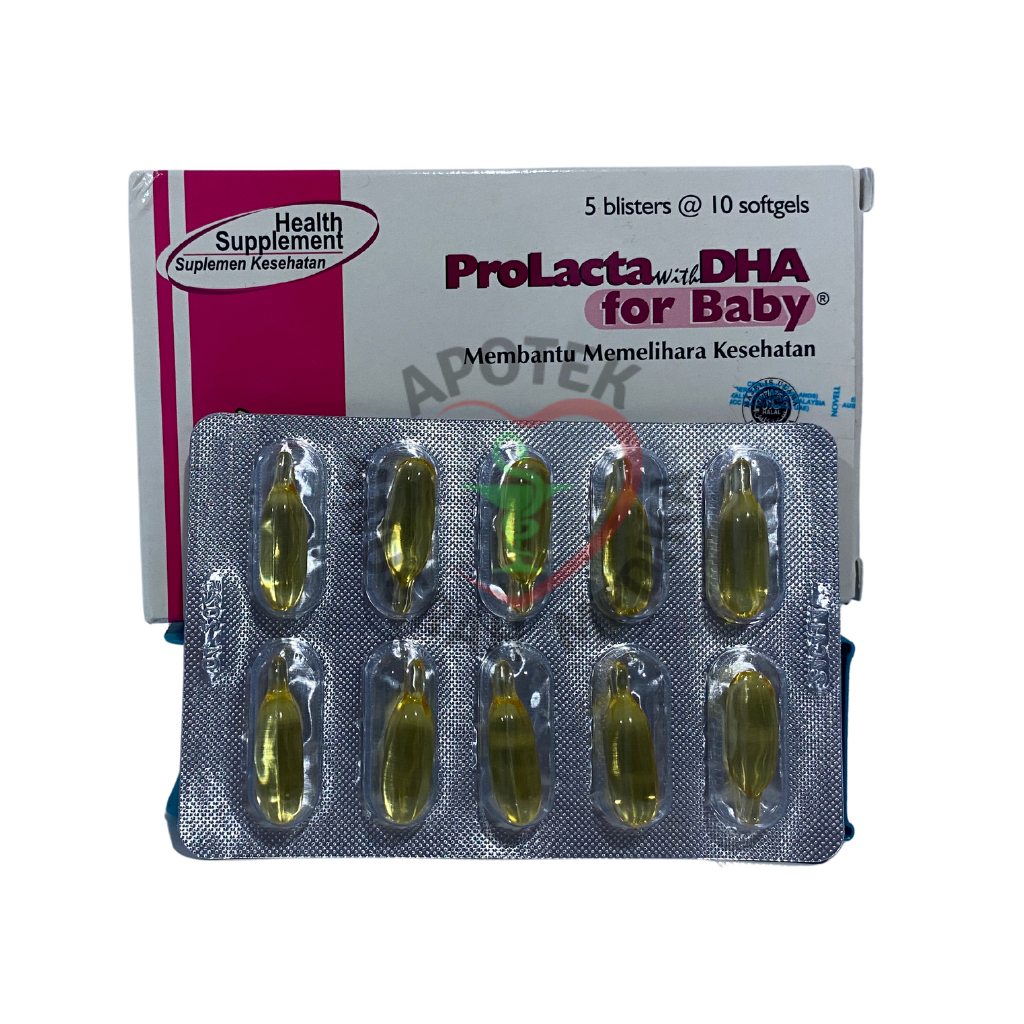 Jual PROLACTA DHA FOR MOTHER 1 STRIP ISI 10 KAPSUL | Shopee Indonesia