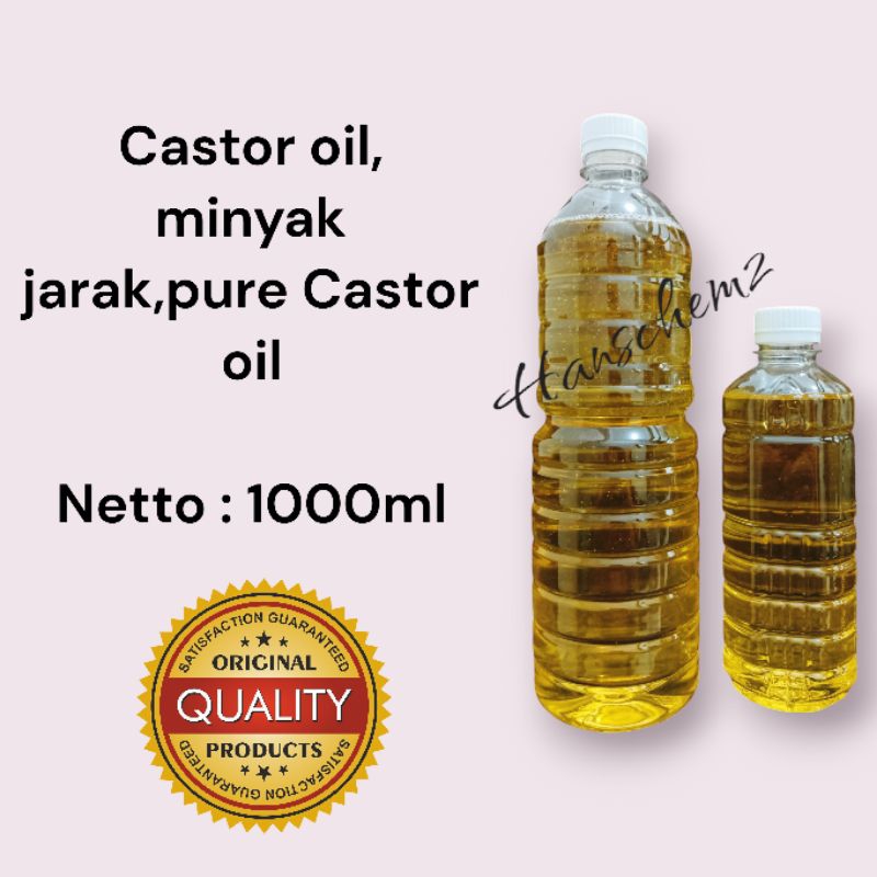 Jual Castor oil/minyak jarak/pure Castor oil@1liter | Shopee Indonesia