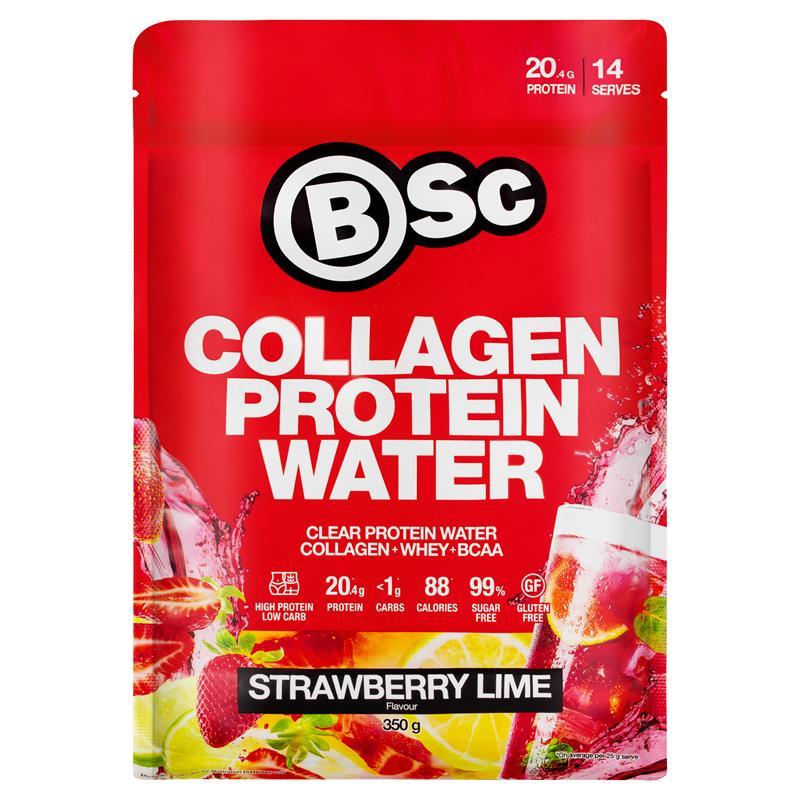 Jual BSc Collagen Protein Water Strawberry Lime 350g Australia | Shopee ...