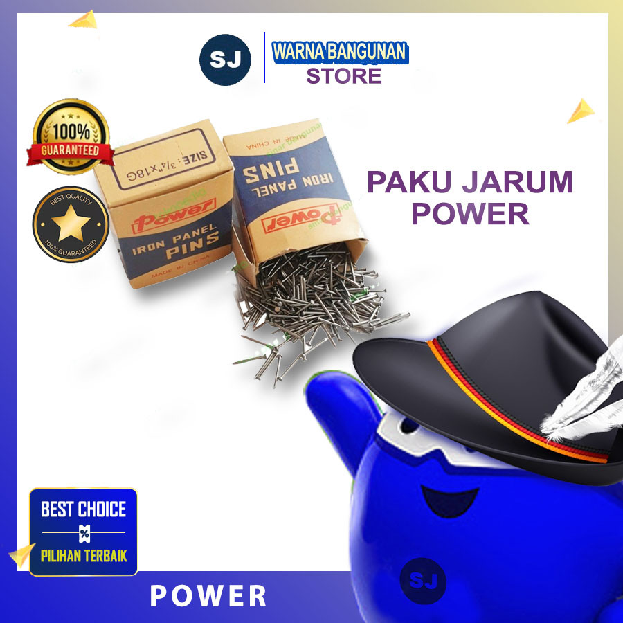Jual POWER-paku halus jarum kecil tiplek 3/4 inch | Shopee Indonesia