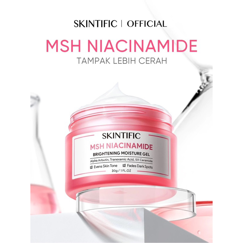 Jual BERLICE BEAUTY SKINTIFIC MSH NIACINAMIDE MOISTURIZER | Shopee ...