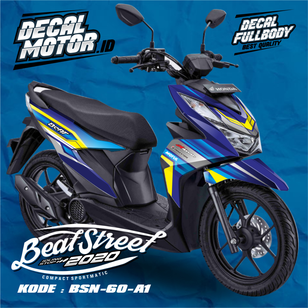 Jual Stiker Body Motor Beat Street New 2020 Full Body Premium - BSN ...