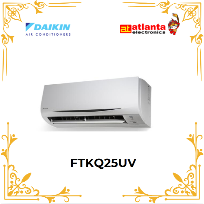 Jual AC DAIKIN FTKQ25UV 1PK INVERTER | Shopee Indonesia