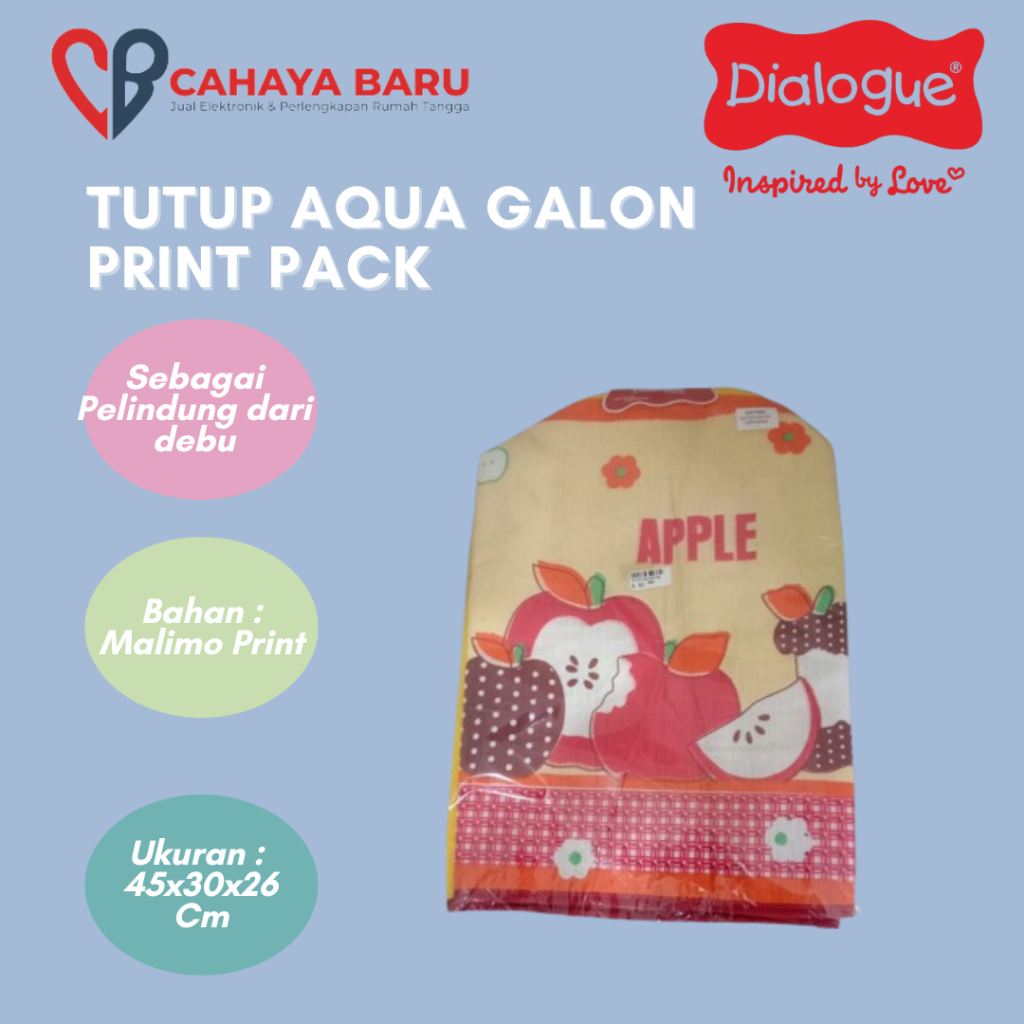 Jual TUTUP AQUA PRINT PACK | Shopee Indonesia