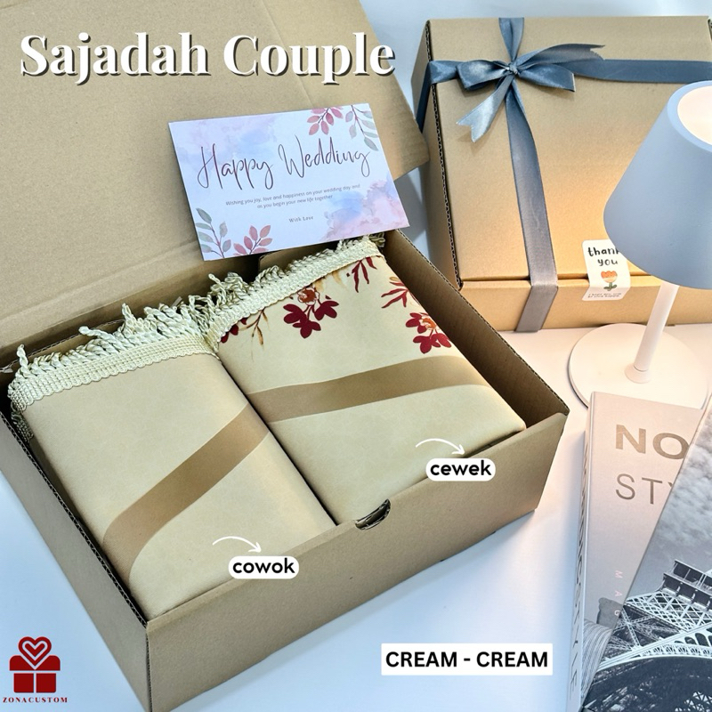 Jual Hampers Sajadah Couple - Souvenir Hampers Pernikahan - Kado Wedding - Sajadah Turkey Couple ...