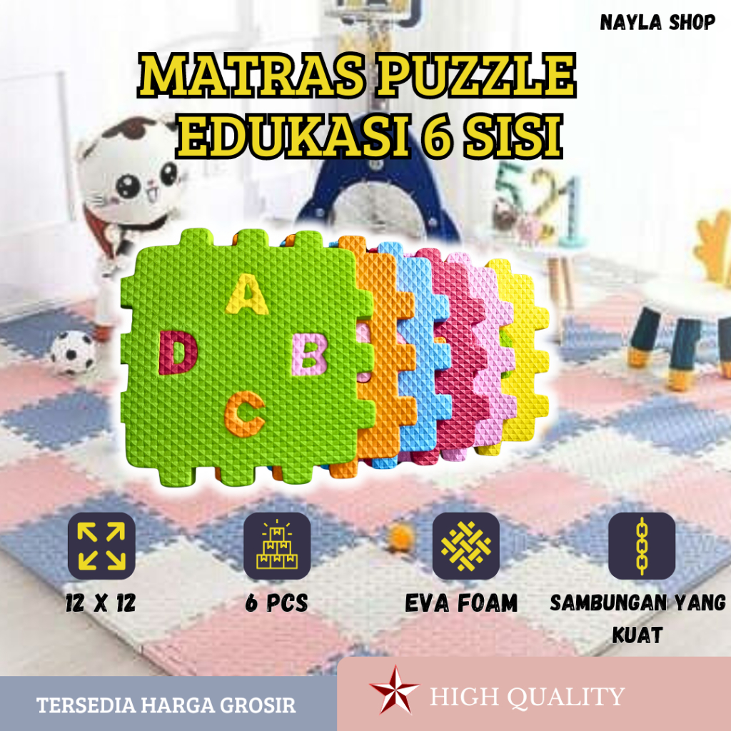 Jual Mainan Anak Edukasi Multifungsi Belajar Mengenal Huruf Angka Balok ...