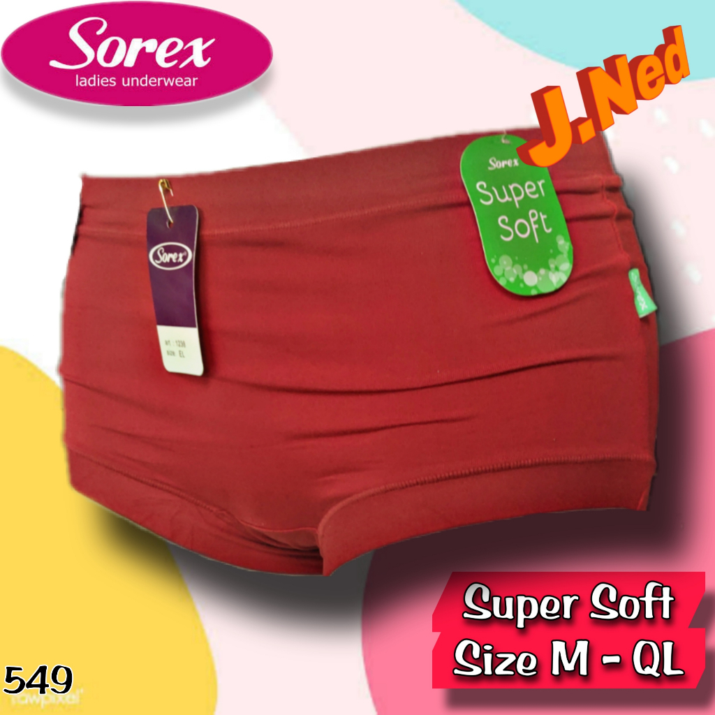Jual J549 (1-3 pcs) Sorex Celana Dalam Wanita Dewasa, Celana Dalam Perempuan Sorex Size M L El ...