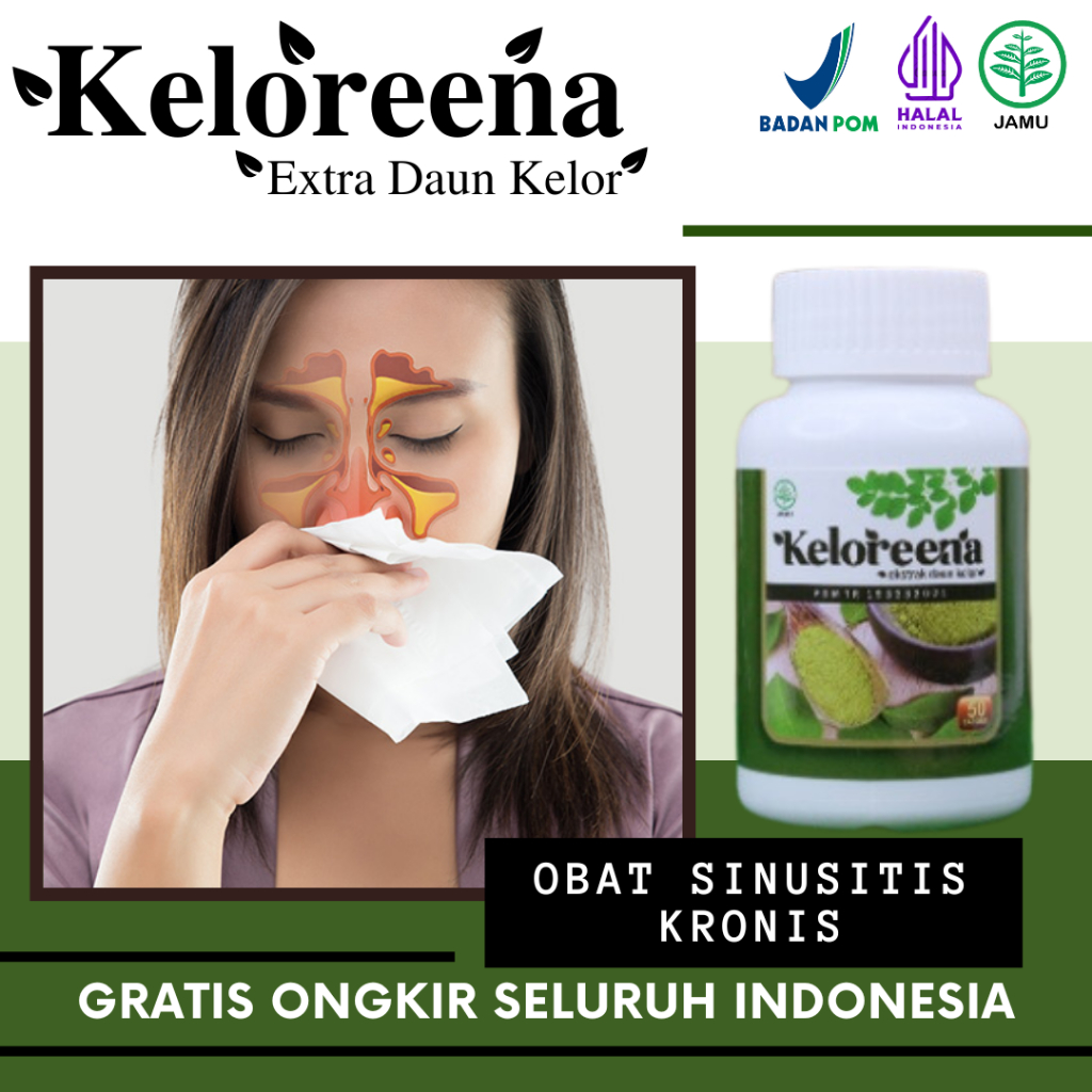 Jual Keloreena Kapsul - Obat Untuk Sinusitis Kronis, Polip Hidung ...