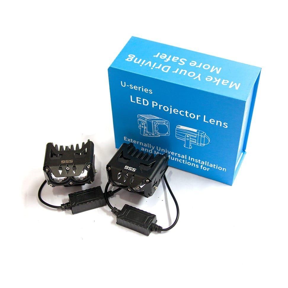 Jual Lampu Projie 2 Mata 3 Mata LED Cree Dual Mini Projie U Series 2 ...