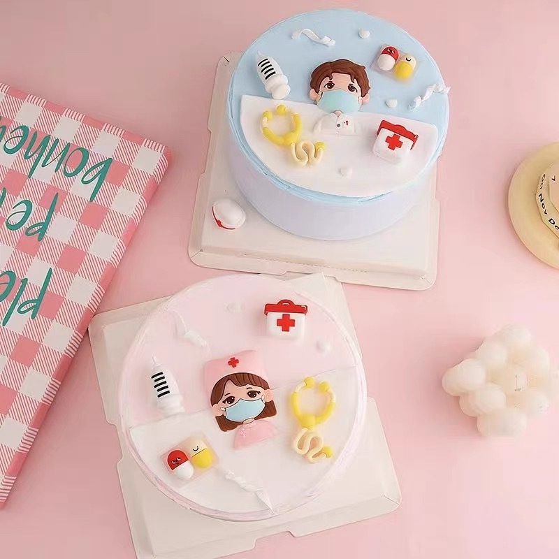 Jual CAKE TOPPER DOKTER SUSTER RUMAH SAKIT HOSPITAL PUKESMAS nurse ...