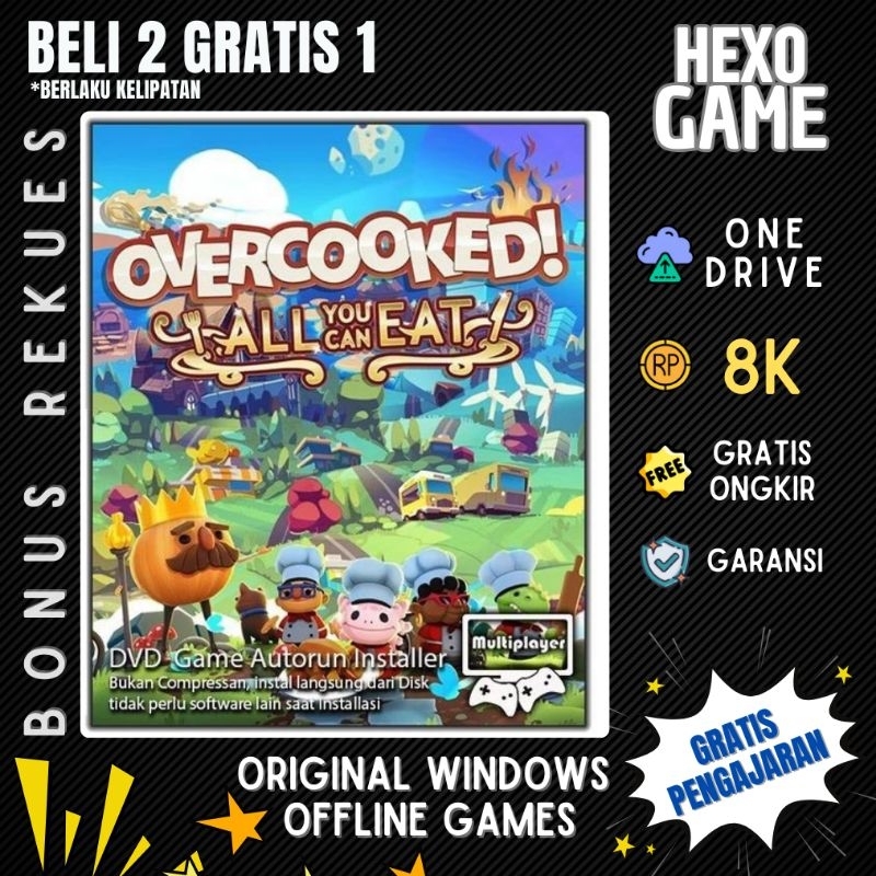 Jual Overcooked : Special Edition - PC Game Adv Sim - LINK DOWNLOAD ...