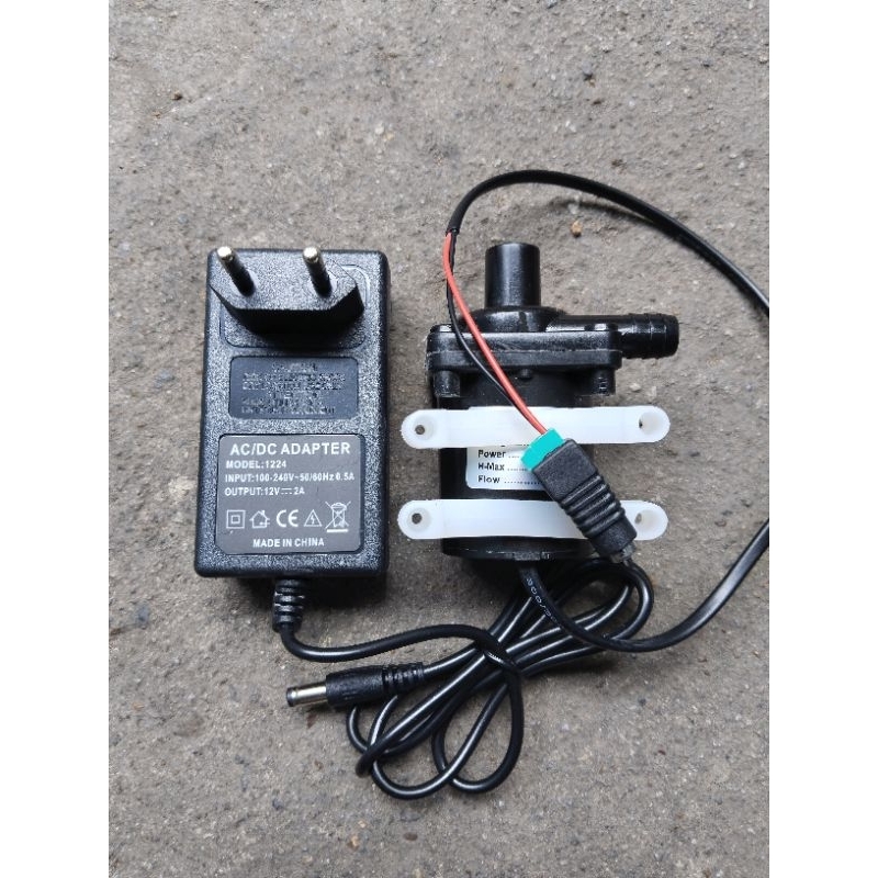 Jual Pompa air mini + adaptor 12V 2A Solar Water Pump Mini (Jual set ...