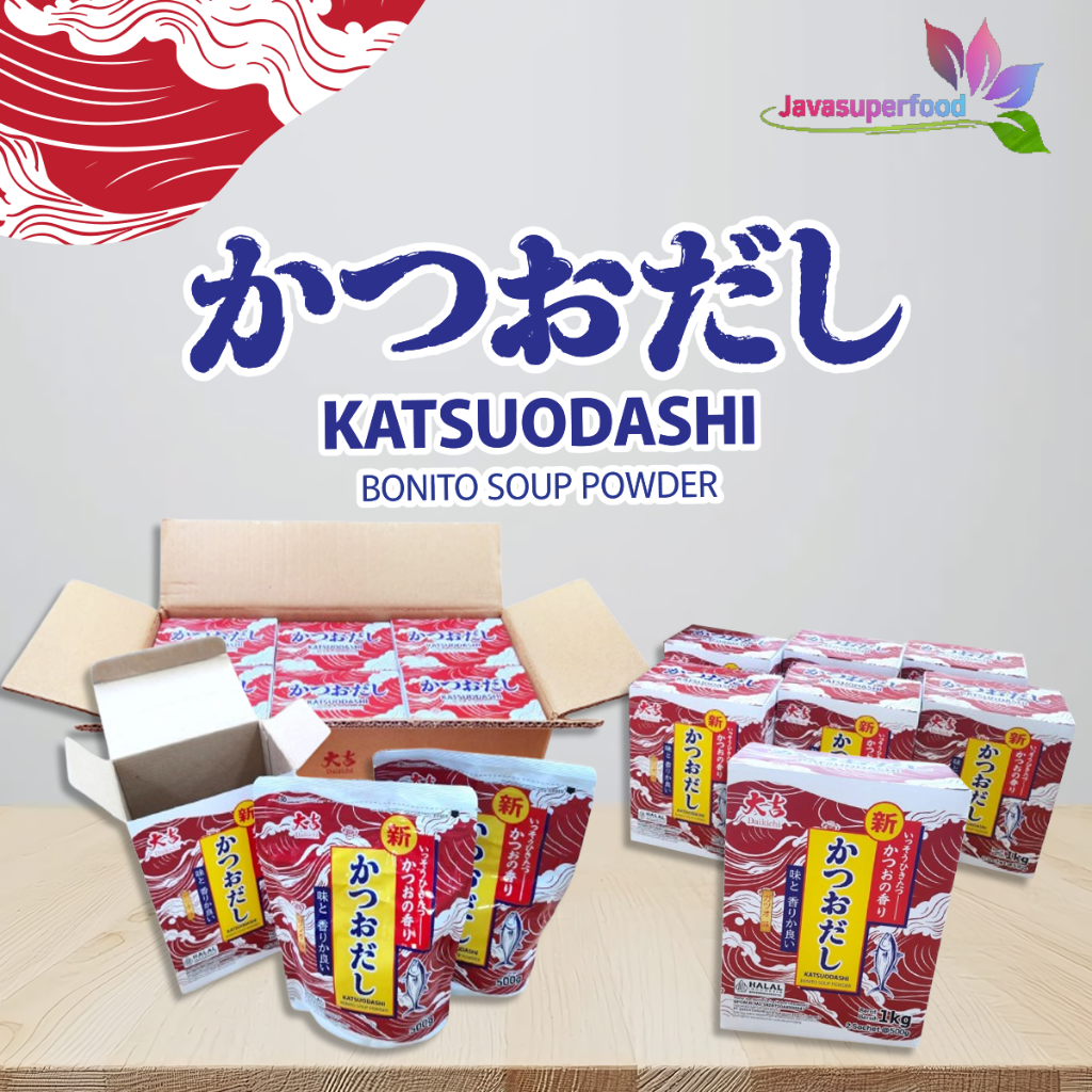 Jual [HALAL] HONDASHI KATSUODASHI BONITO SOUP POWDER 1 KARTON isi 6 BOX ...