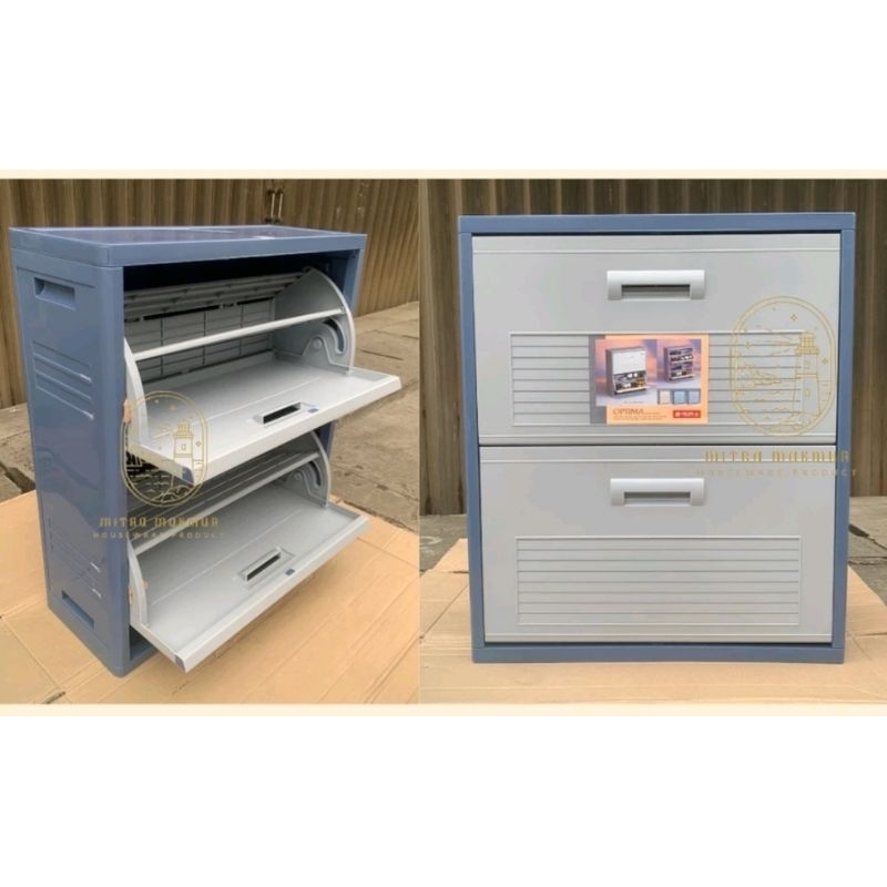 Jual Lemari Sepatu 4 Susun Lion Star A 80 / Optima Shoes Cabinet A80 ...