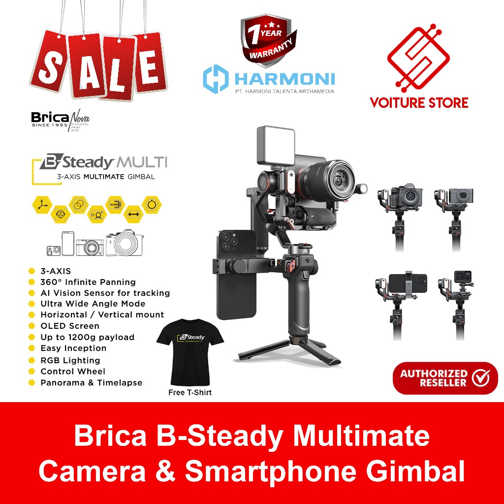 Jual Brica BSMU B-Steady BSteady PRO Multi Multimate 3-Axis Compact ...