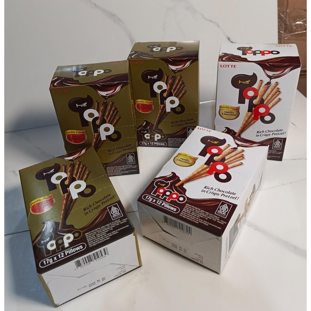 Jual SNACK TOPPO || JAJANAN RASA COKLAT DAN VANILLA | Shopee Indonesia