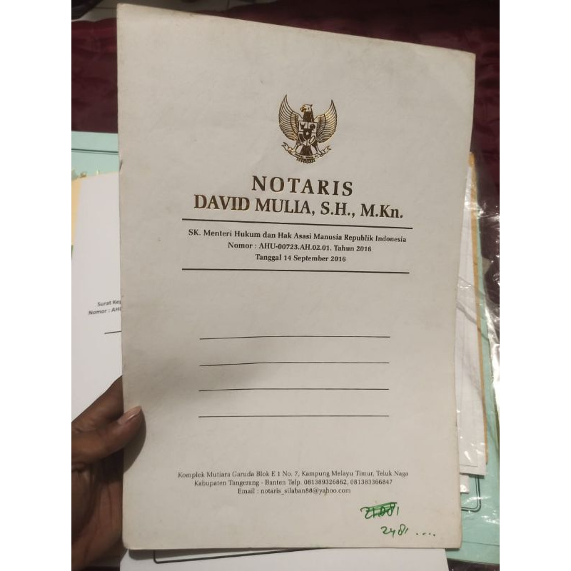 Jual CETAK MAP NOTARIS COSTUM BEBAS MURAH | Shopee Indonesia