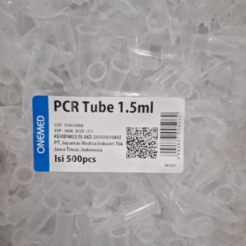 Jual PCR Tube 1.5ml Onemed isi 500pcs , PCR 1,5ml , Tabung Eppendorf , Tube Sampel | Shopee ...