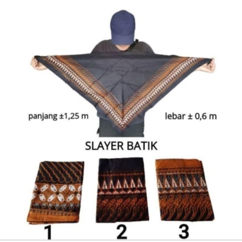Jual Slayer batik baduy ikat kepala syal udeng masker segitiga | Shopee ...