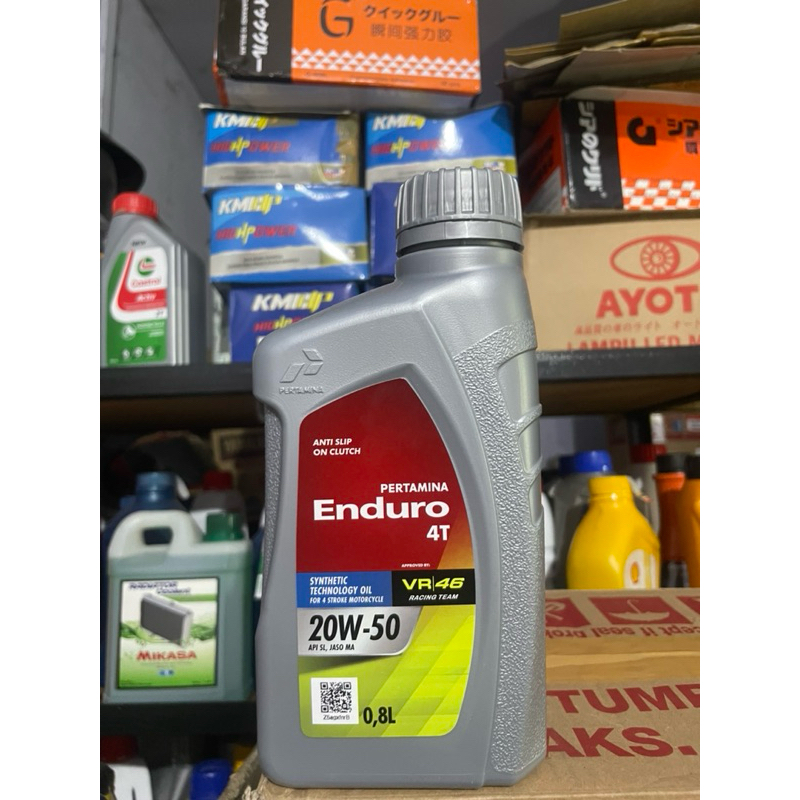 Jual Oli Mesin Motor Pertamina ENDURO 4T 20w 50 ORIGINAL 800 ML | Shopee Indonesia