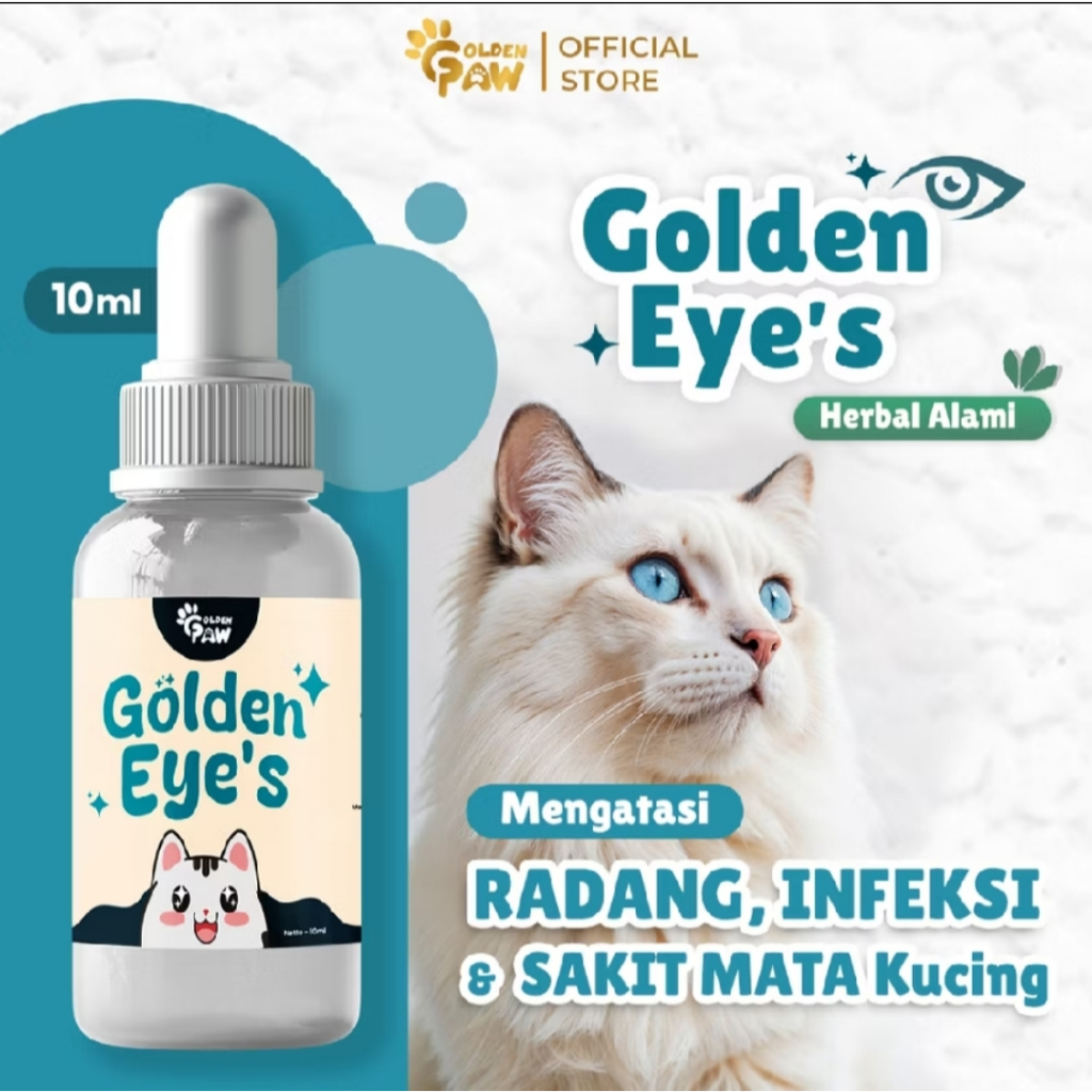 Jual GOLDEN EYES Golden Paw Obat Tetes Mata Anti Radang Infeksi Belekan ...
