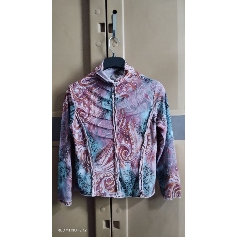 Jual manset motif batik turtle neck | Shopee Indonesia