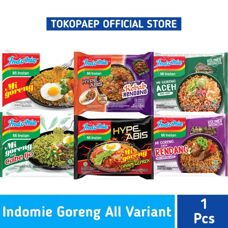 Jual Indomie Goreng All Varian 1 Pcs | Shopee Indonesia