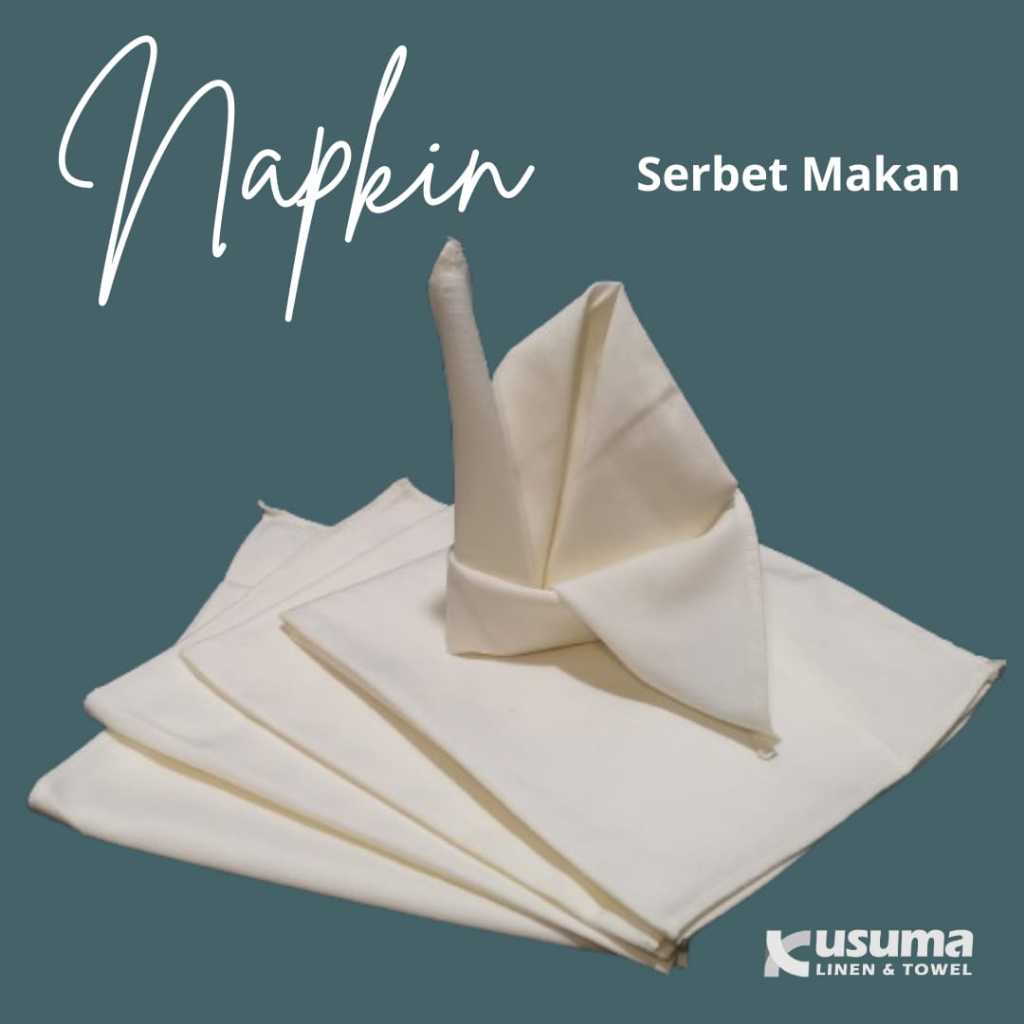 Jual Serbet/Napkin Kuning Gading 48X48 cm | Shopee Indonesia