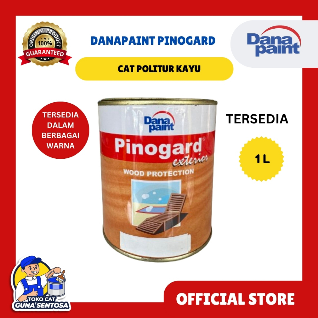 Jual POLITUR KAYU PINOGARD | CAT KAYU DANAPAINT 1L | Shopee Indonesia