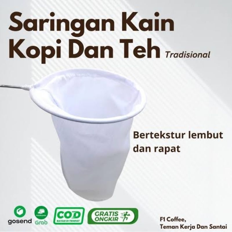 Jual Saringan kain filter kopi / penyaring halus thai tea | Shopee ...