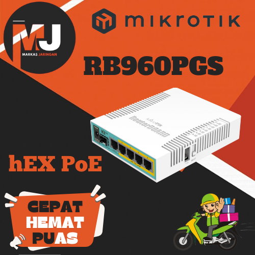 Jual Mikrotik RB960PGS hEX PoE 5x Gigabit Ethernet with PoE output for four ports | Shopee Indonesia