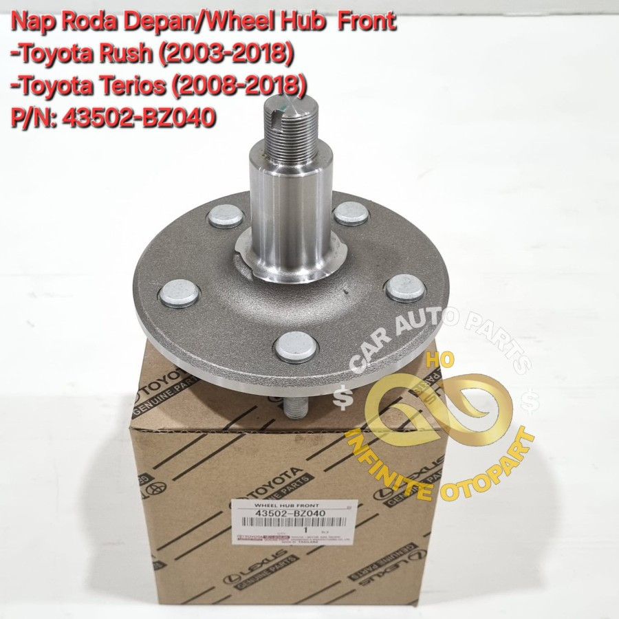 Jual WHELL HUB FRONT NAP RODA DEPAN TOYOTA RUSH TERIOS 43502-BZ040 ...