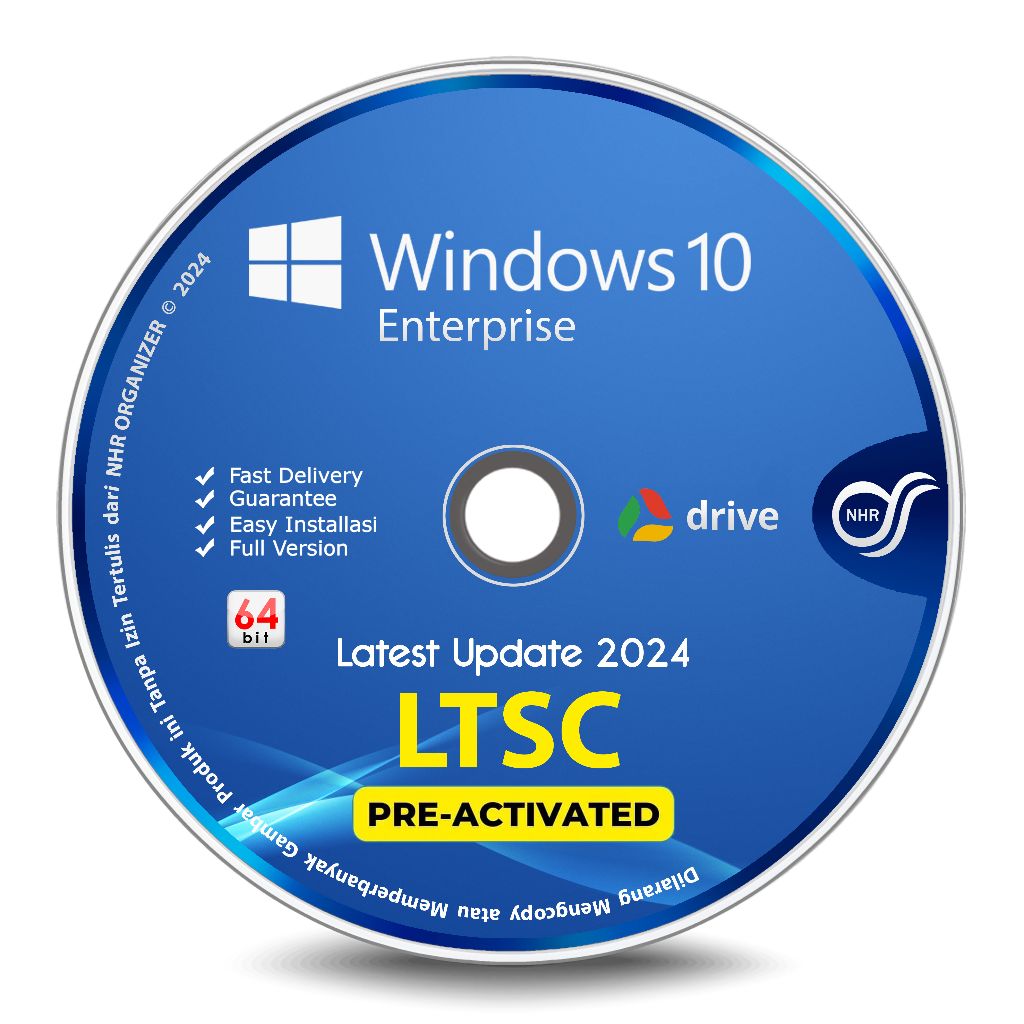 Jual DVD Sistem Operasi Windows 10 LTSC 21H2 Lates Update 2024 Pre ...
